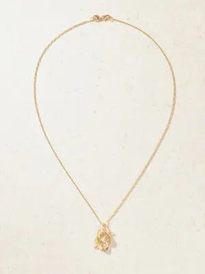 Brent Neale Pisces 18-karat Diamond Necklace - Gold