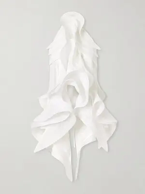 Maticevski Toile Wave Organza Top