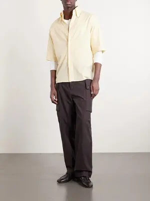MARGARET HOWELL Straight-leg Cotton-twill Cargo Trousers