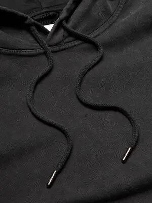 CORRIDOR Cotton-terry Hoodie - Black