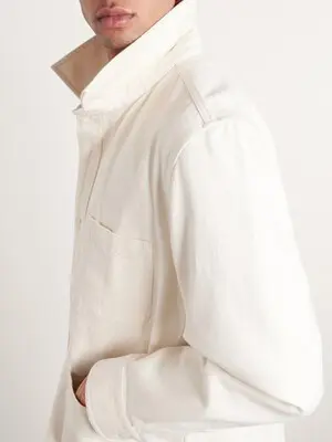 CORRIDOR Misha Cotton-twill Overshirt - Neutrals