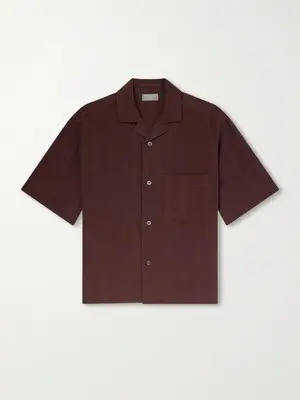 MARGARET HOWELL Camp-collar Linen Shirt