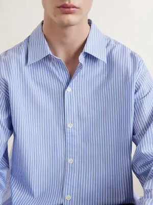 MFPEN Generous Striped Cotton Shirt