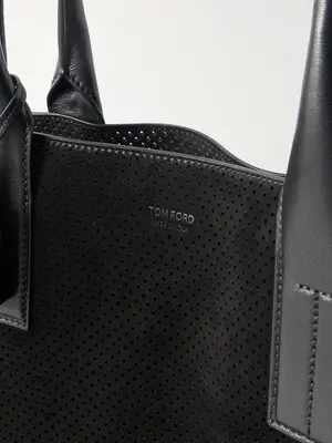 TOM FORD Perforated Suede Tote Bag
