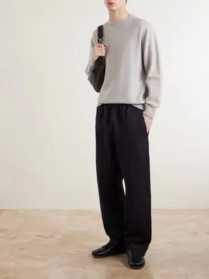 MARGARET HOWELL Mhl. Wide-leg Cotton-twill Trousers