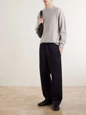 MARGARET HOWELL Mhl. Wide-leg Cotton-twill Trousers