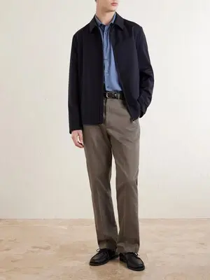 Dunhill Straight-leg Cotton-twill Chinos