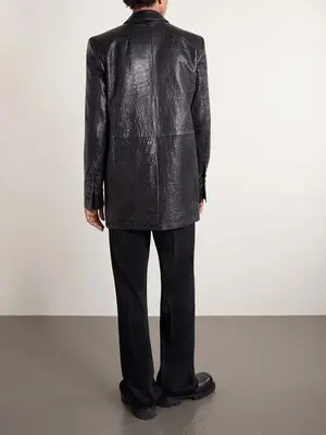 Rick Owens Concordian Textured-leather Jacket