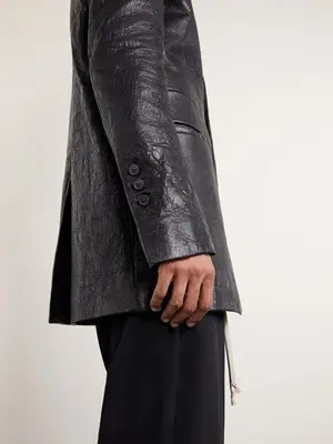Rick Owens Concordian Textured-leather Jacket