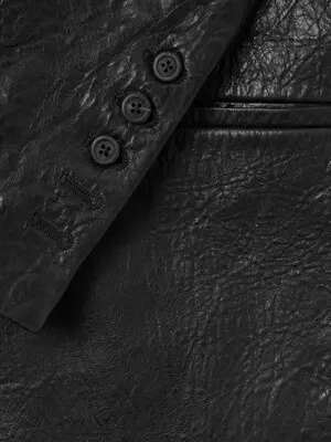 Rick Owens Concordian Textured-leather Jacket