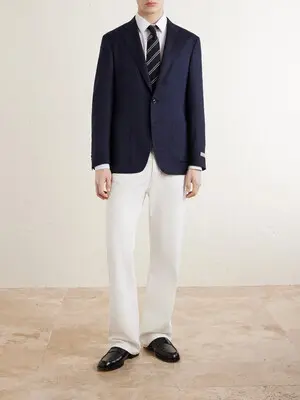 Canali Kei Cashmere-twill Blazer