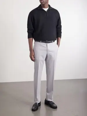 SLOWEAR Slim-leg Wool Trousers