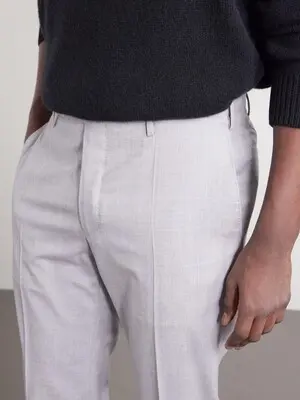 SLOWEAR Slim-leg Wool Trousers