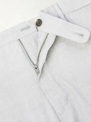 SLOWEAR Slim-leg Wool Trousers