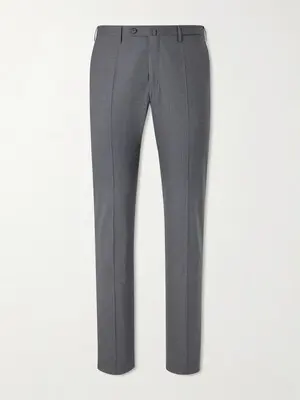 SLOWEAR Slim-leg Wool Trousers