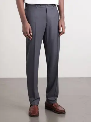SLOWEAR Slim-leg Wool Trousers