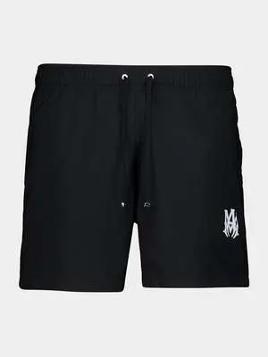 Amiri Ma Core Logo Swim Shorts - Black