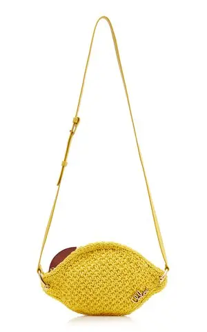 Chloé Tropicus Braided Shoulder Bag - Yellow