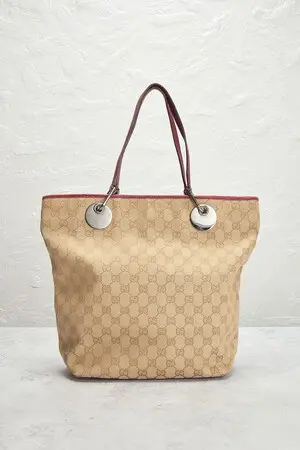 Gucci Eclipse Gg Canvas Tote Bag