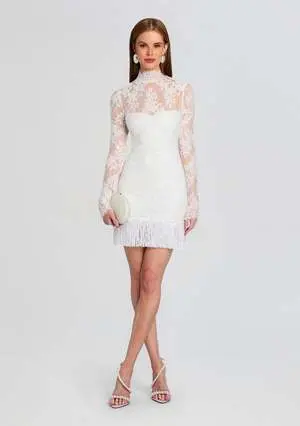 White Lace Cocktail Dresses