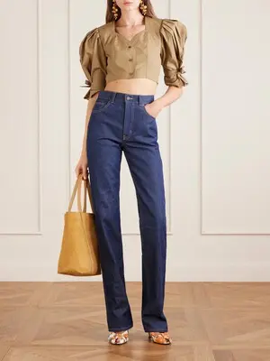 Chloé High-rise Slim-leg Jeans - Blue
