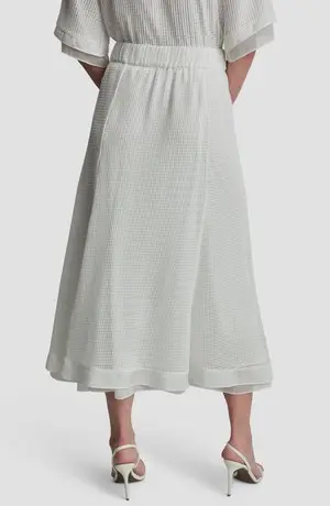 Dkny Windowpane A-line Skirt