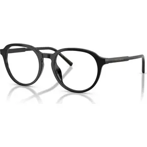 Dolce & Gabbana 52mm Phantos Optical Glasses - Black