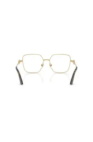 Dolce & Gabbana 56mm Square Optical Glasses - Gold