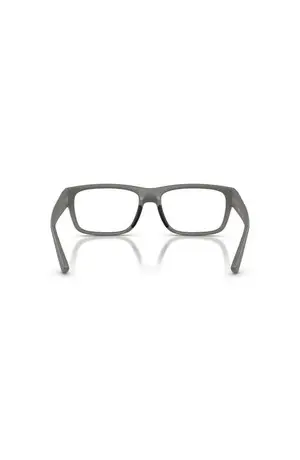 Prada 56mm Rectangle Optical Glasses - Grey