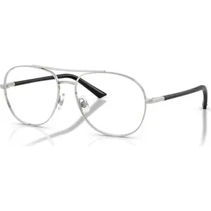 JIMMY CHOO 56mm Pilot Optical Glasses - Silver