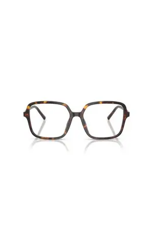 Dolce & Gabbana 55mm Square Optical Glasses - Tortoise