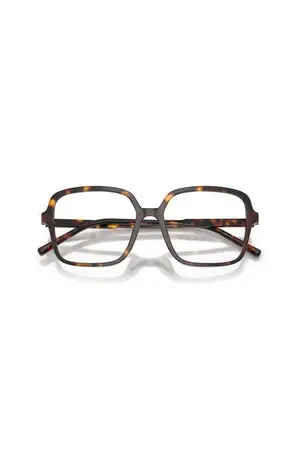 Dolce & Gabbana 55mm Square Optical Glasses - Tortoise