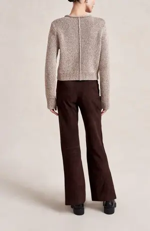 LA LIGNE Marled Mini Marina Rollneck Sweater