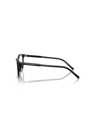 Dolce & Gabbana 53mm Cat Eye Optical Glasses - Black