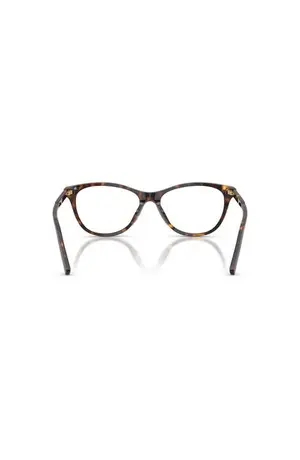Dolce & Gabbana 53mm Cat Eye Optical Glasses - Tortoise