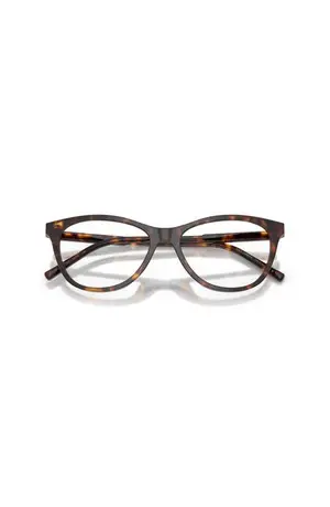 Dolce & Gabbana 53mm Cat Eye Optical Glasses - Tortoise