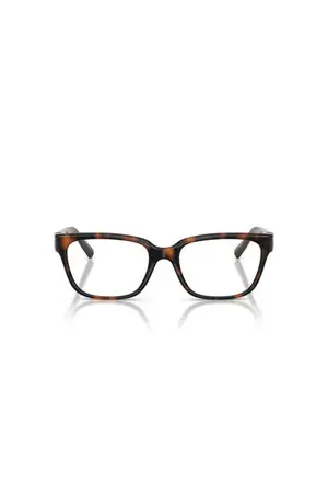 Tiffany & Co. 52mm Rectangle Optical Glasses - Tortoise
