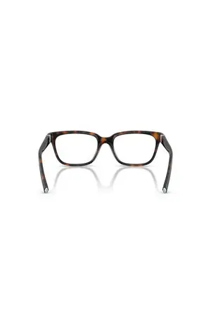 Tiffany & Co. 52mm Rectangle Optical Glasses - Tortoise