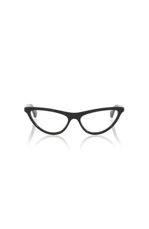 Bottega Veneta Cat Eye Acetate Eyeglasses - Black