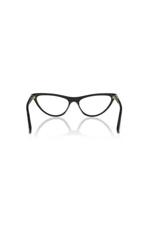 Bottega Veneta Cat Eye Acetate Eyeglasses - Black