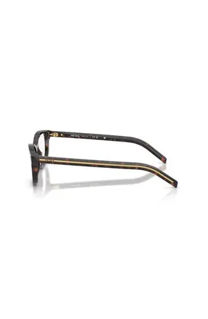 Prada 50mm Oval Optical Glasses - Tortoise