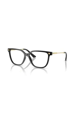 Versace 53mm Square Optical Glasses - Black