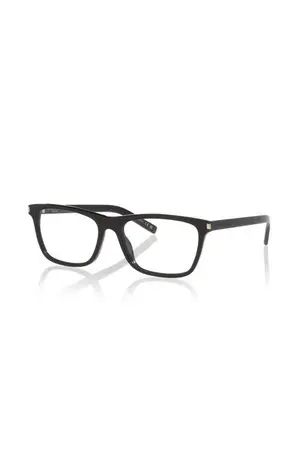 Saint Laurent 58mm Rectangle Optical Glasses - Black