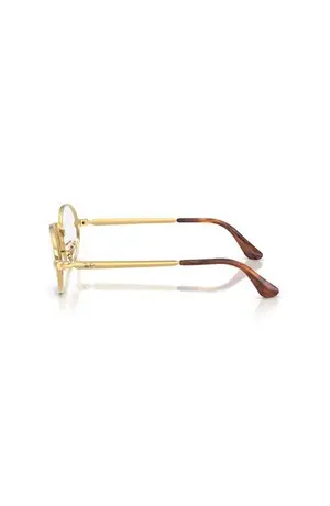Ray-ban Oval Optical Glasses - Gold
