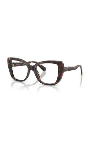 SWAROVSKI 51mm Butterfly Optical Glasses - Tortoise