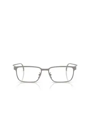 FERRARI 55mm Rectangle Optical Glasses - Grey