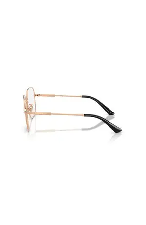 Versace 56mm Square Optical Glasses - Pink