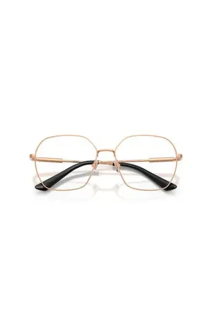 Versace 56mm Square Optical Glasses - Pink