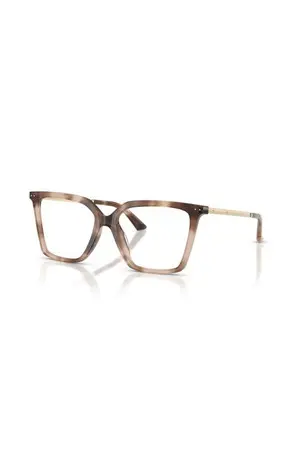 JIMMY CHOO 54mm Cat Eye Optical Glasses - Tortoise
