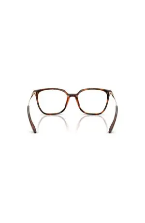 Armani Exchange 52mm Irregular Optical Glasses - Tortoise